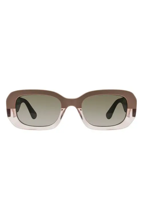 STUART WEITZMAN 51mm Rectangular Sunglasses - Nude