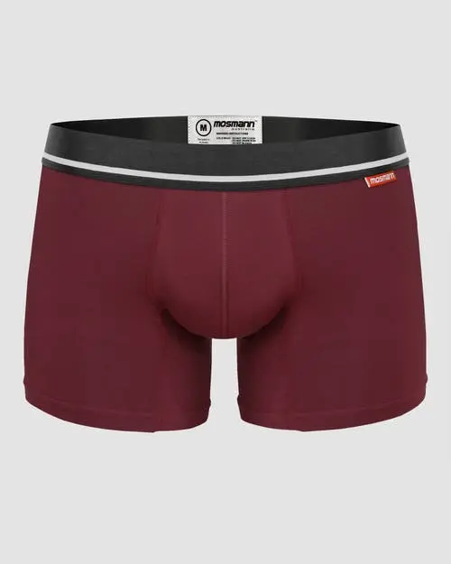 MOSMANN AUSTRALIA 3-pack Boxers - Burgundy