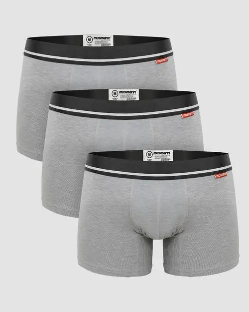 MOSMANN AUSTRALIA 3-pack Boxers - Grey