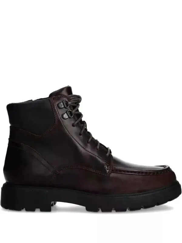 Geox Leather Lace-up Boots