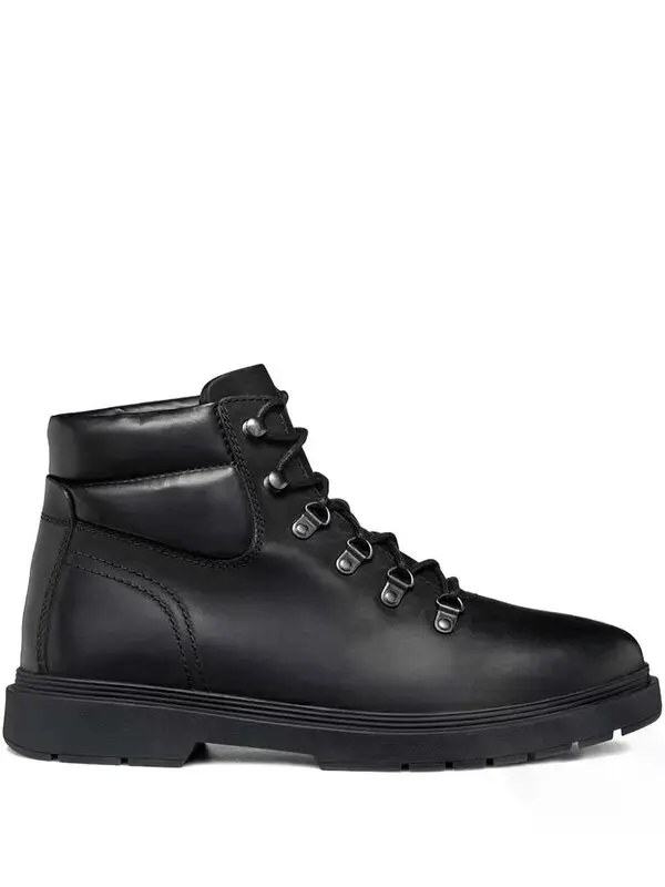 Geox Lace-up Leather Boots