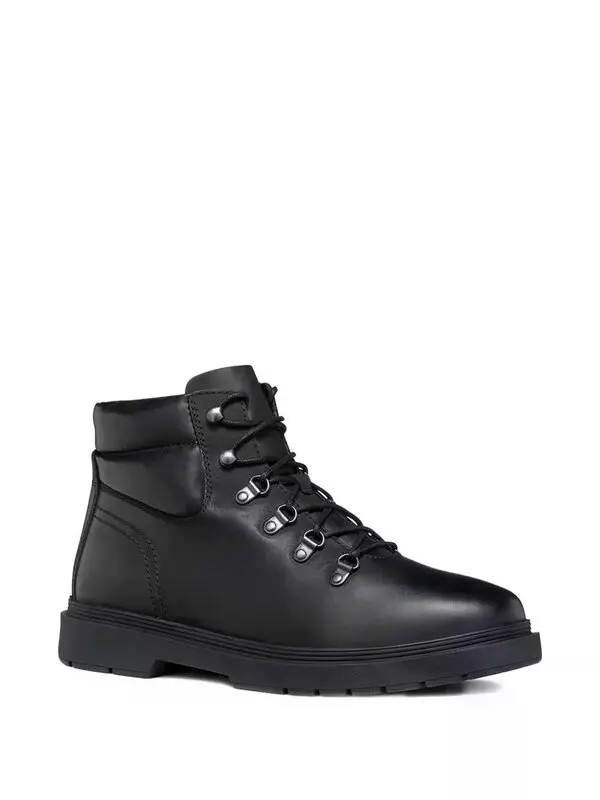 Geox Lace-up Leather Boots
