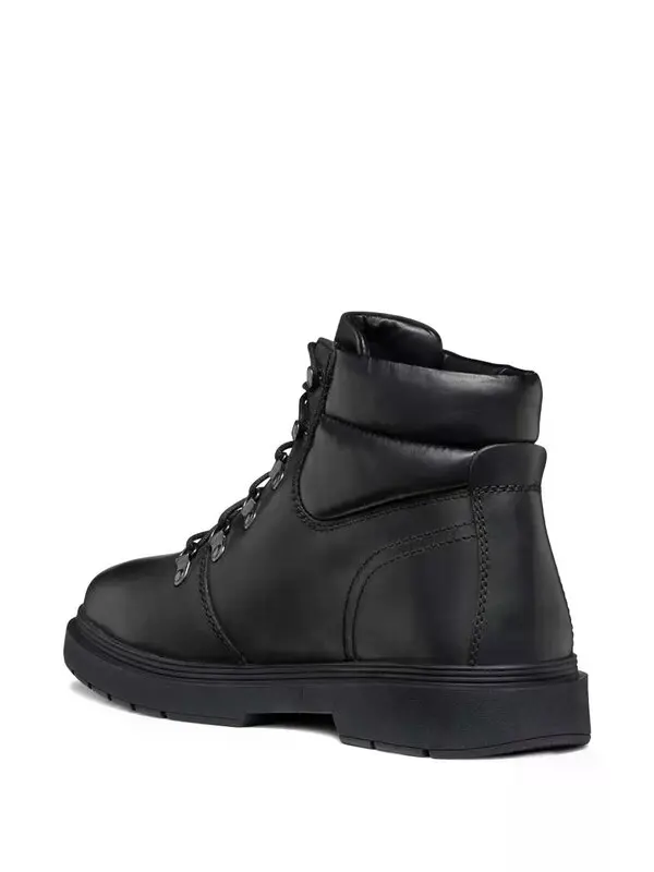 Geox Lace-up Leather Boots