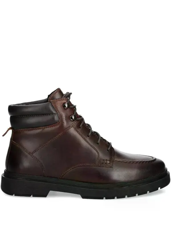Geox Lace-up Leather Boots
