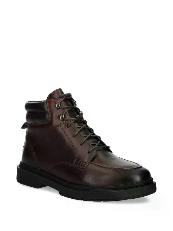 Geox Lace-up Leather Boots