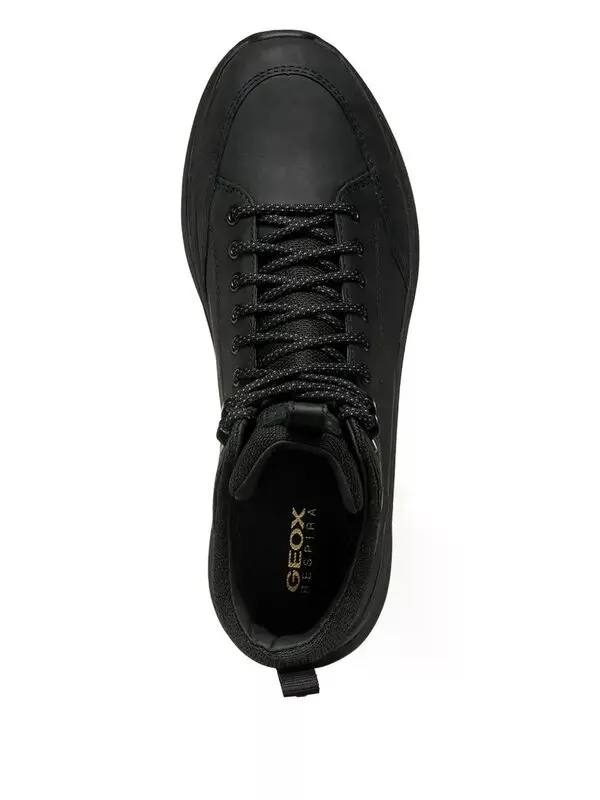 Geox Lace-up Leather Boots