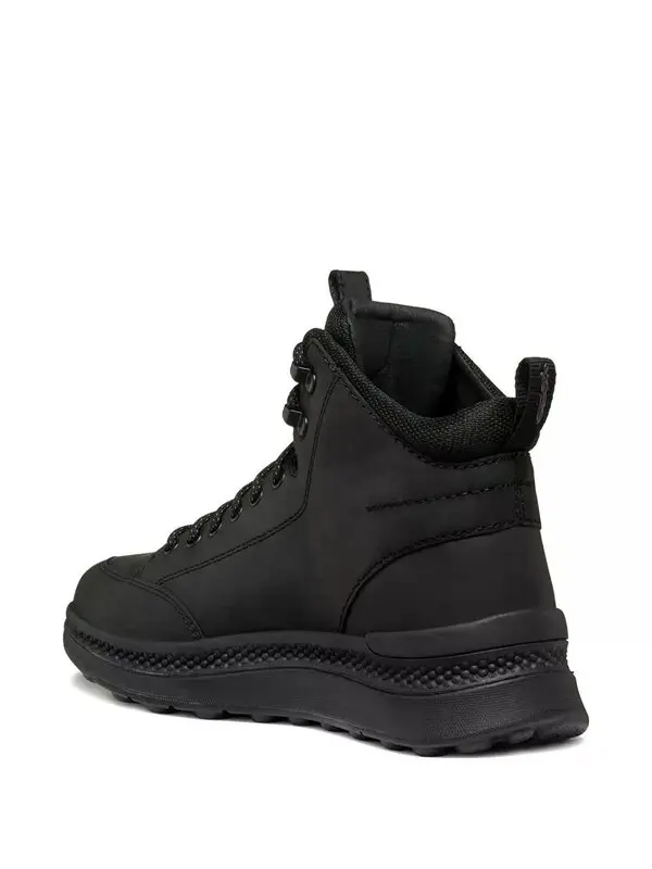 Geox Lace-up Leather Boots