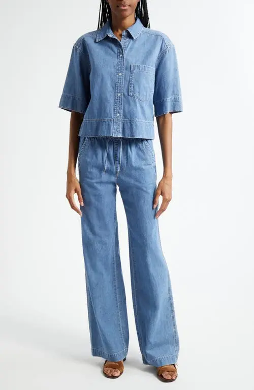 Veronica Beard Dunford Drawstring Jeans