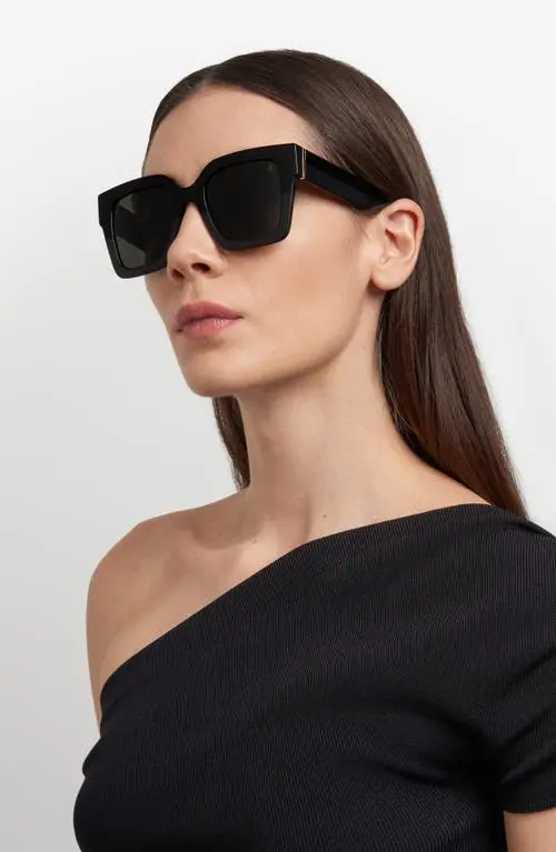 STUART WEITZMAN 51mm Polarized Square Sunglasses