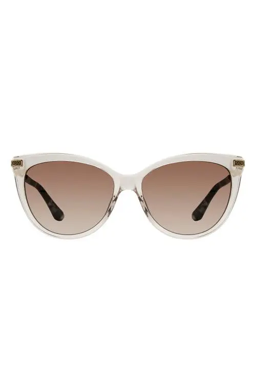 STUART WEITZMAN 57mm Butterfly Sunglasses - Beige