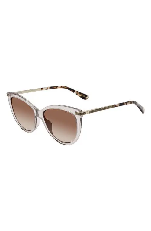 STUART WEITZMAN 57mm Butterfly Sunglasses - Beige