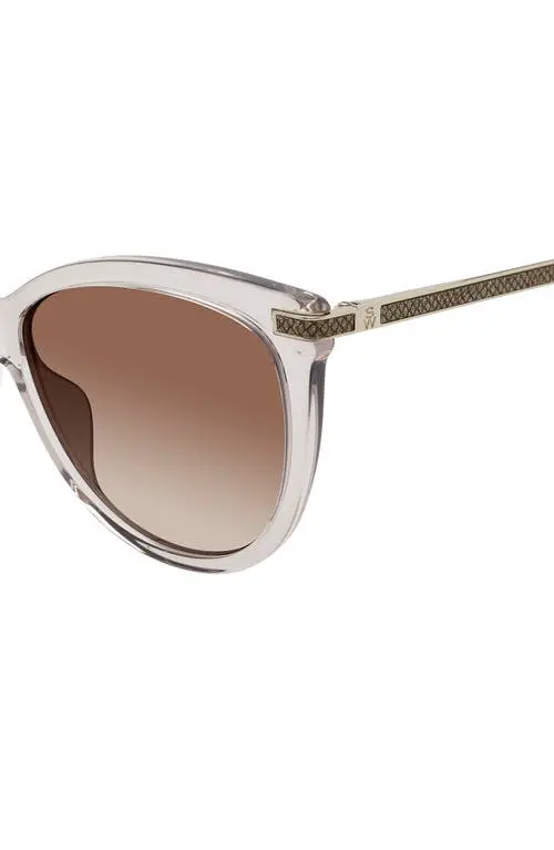 STUART WEITZMAN 57mm Butterfly Sunglasses - Beige