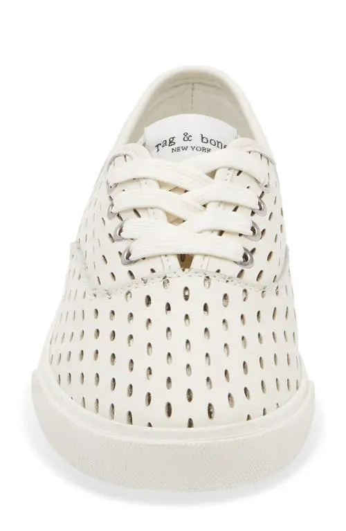 Rag & Bone Billie Low-top Sneakers - Antique White Perforated
