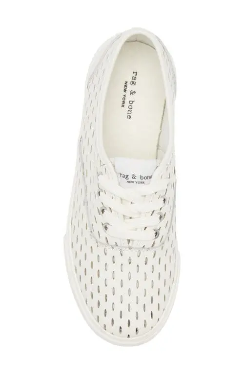 Rag & Bone Billie Low-top Sneakers - Antique White Perforated
