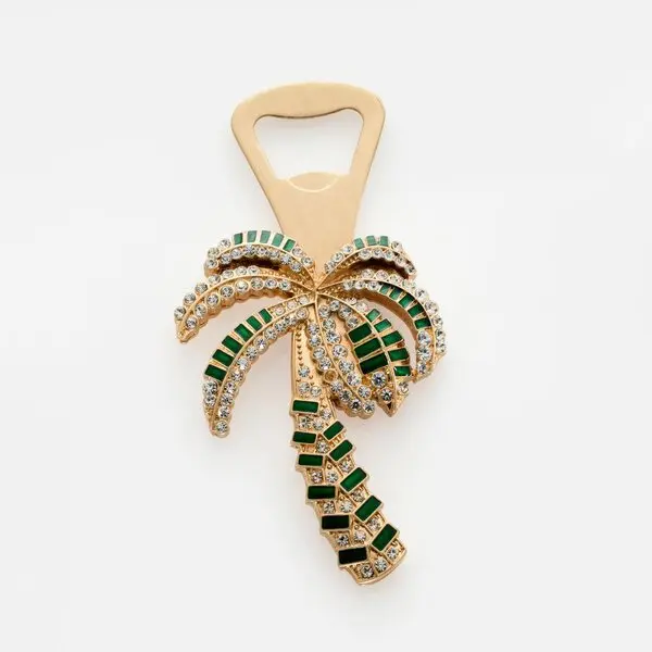 JOANNA BUCHANAN Bottle Opener - Green Palm Tree
