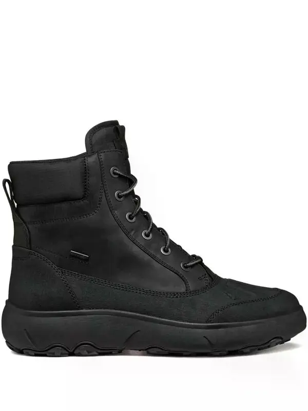 Geox Lace-up Leather Boots