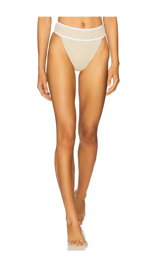 L'academie By Marianna Jolie High Waist Bottom - Taupe