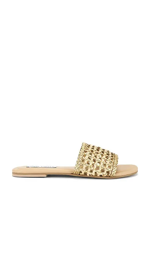 Steve Madden Gulf Slides - Gold Multi