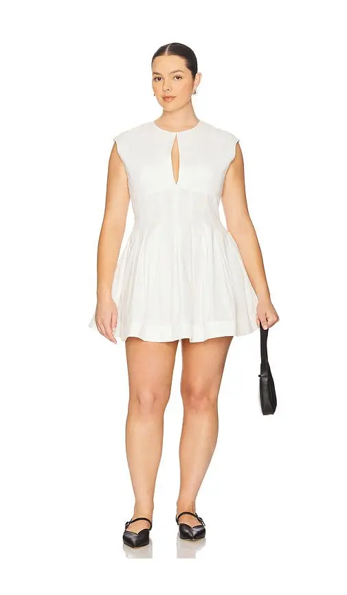 L'academie Akiri Mini Dress With Keyhole Neckline