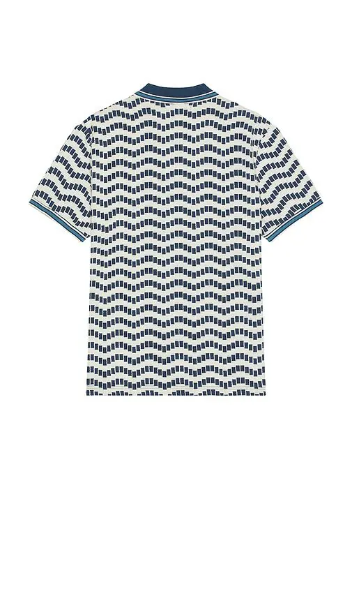 ORIGINAL PENGUIN Jacquard Textured Polo In Navy