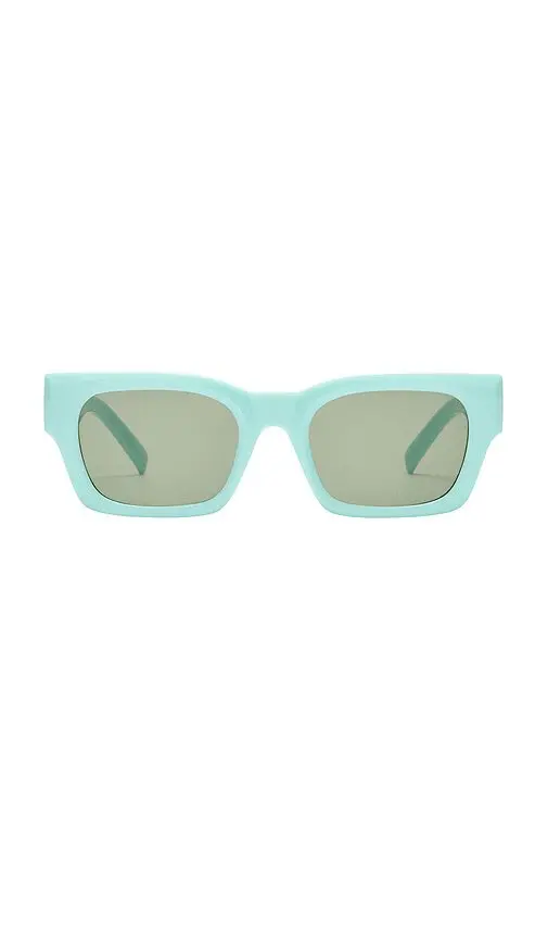 Le Specs Shmood Sunglasses - Ice Blue & Khaki Mono Polarized