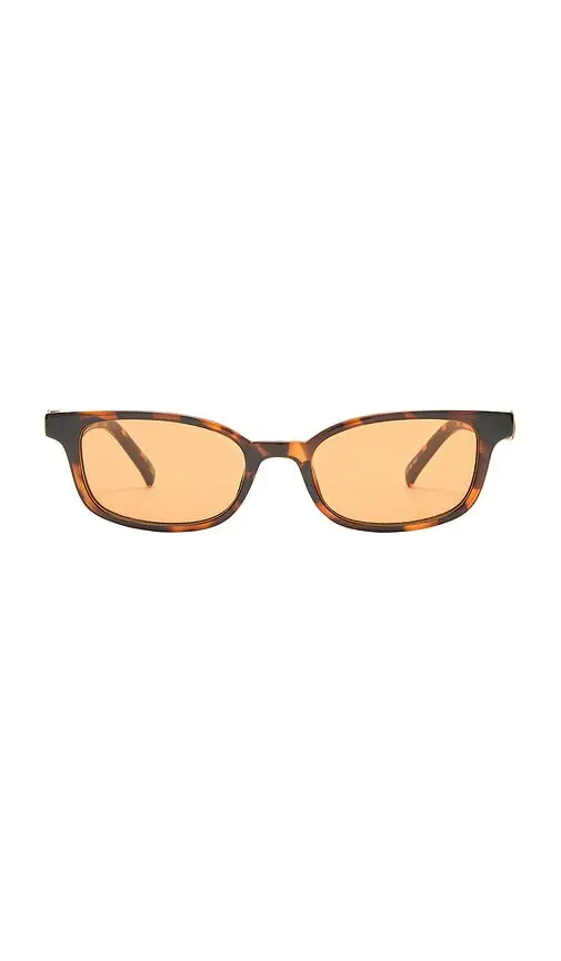 Le Specs Confidential Sunglasses - Dark Tort & Amber Tint