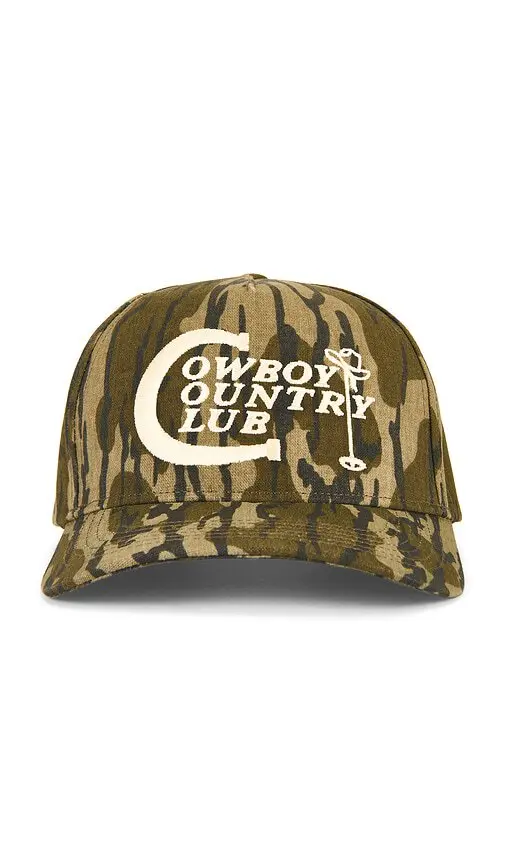 SENDERO PROVISIONS CO. Cowboy Country Club Cap - Mossy Oak & Bottomlands Camo