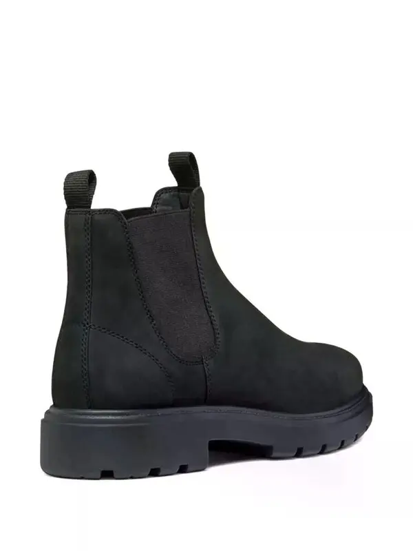 Geox Elastic-panelled Boots - Black