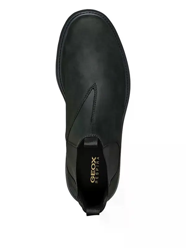 Geox Elastic-panelled Boots - Black