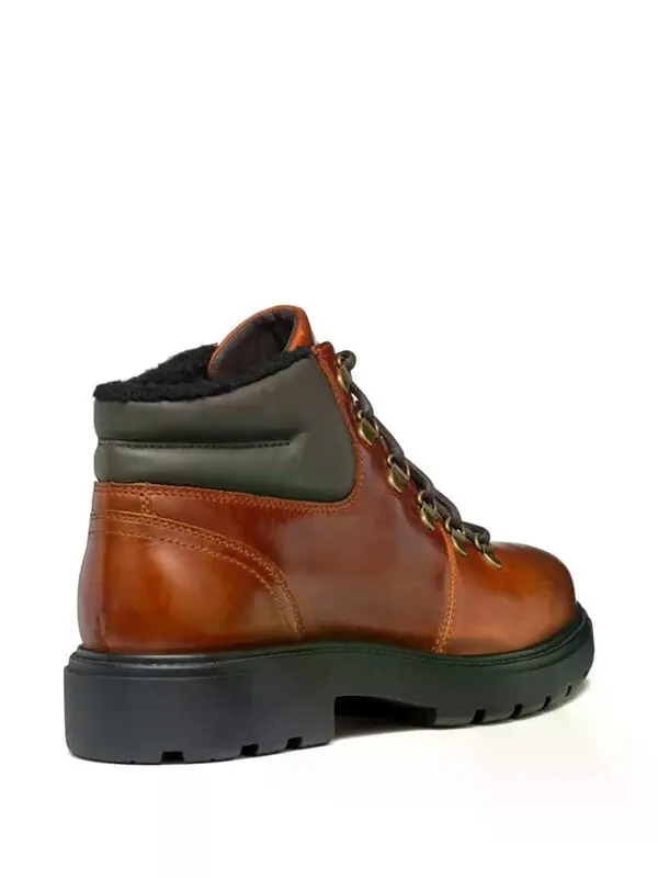 Geox Lace-up Leather Boots