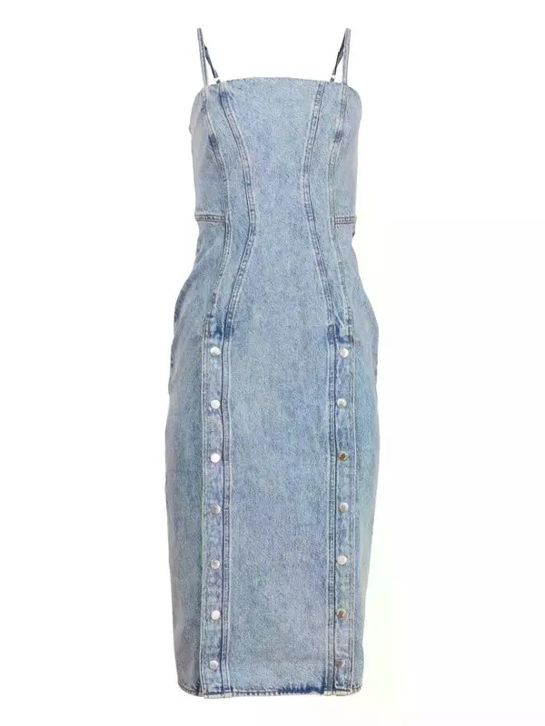 FLEUR DU MAL Denim Mini Dress