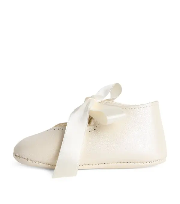 Pepa London Leather Ceremony Mary Janes - White