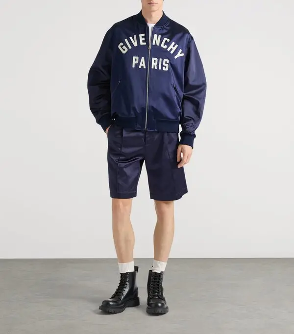 Givenchy Satin Bomber Jacket