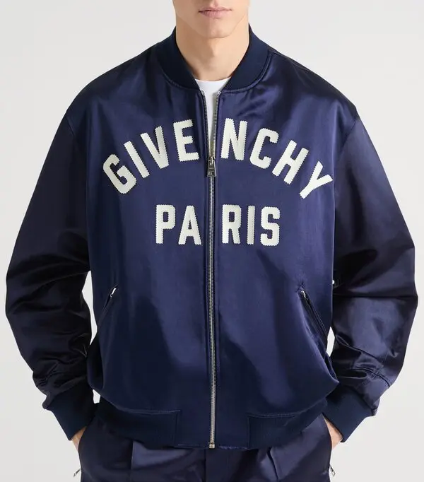 Givenchy Satin Bomber Jacket