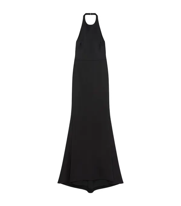 Givenchy Satin Halterneck Dress