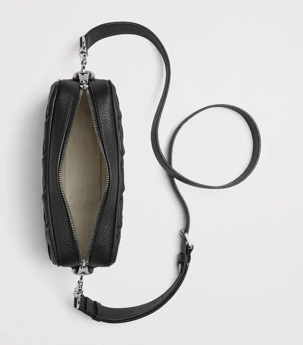 Bottega Veneta Small Intrecciato Camera Bag - Grey