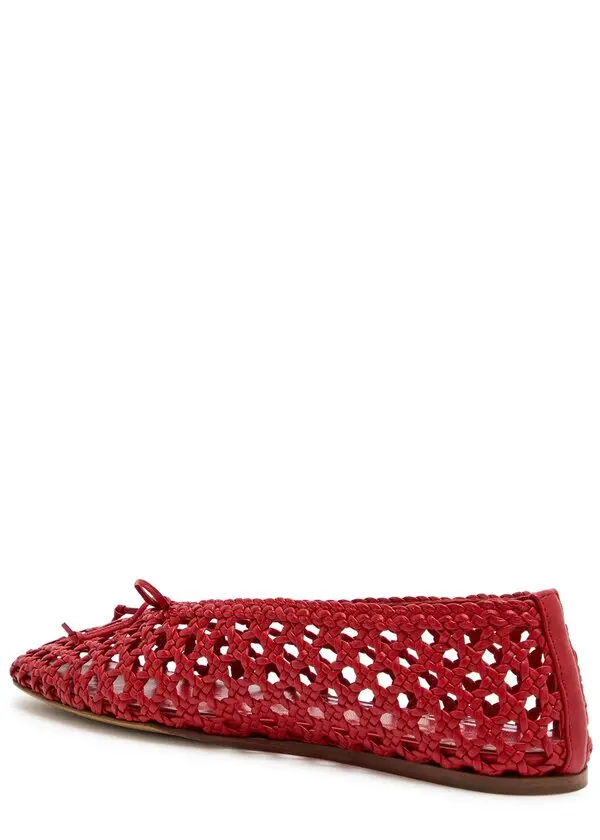 Le Monde Beryl Regency Woven Leather Ballet Flats