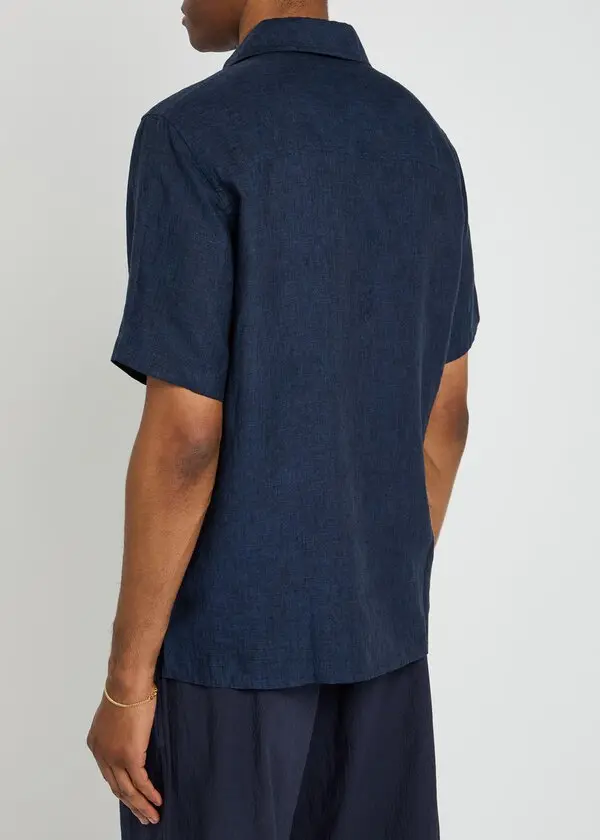 WAX LONDON Bartlett Linen Shirt