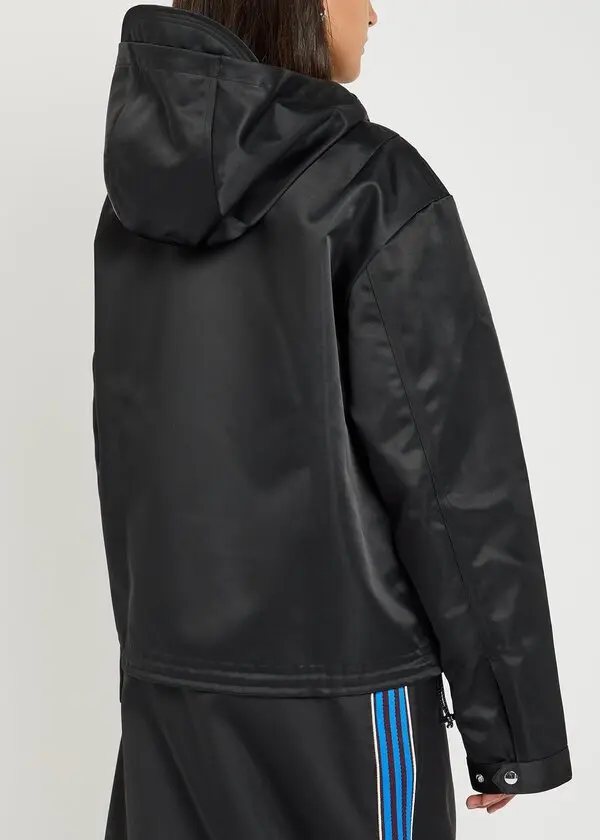 WALES BONNER Adidas X Hooded Satin Jacket