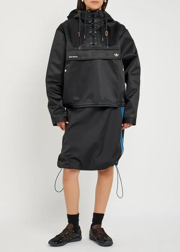 WALES BONNER Adidas X Hooded Satin Jacket