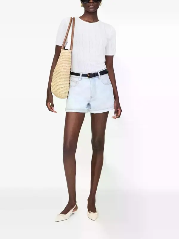 ANINE BING Dalton Denim Shorts