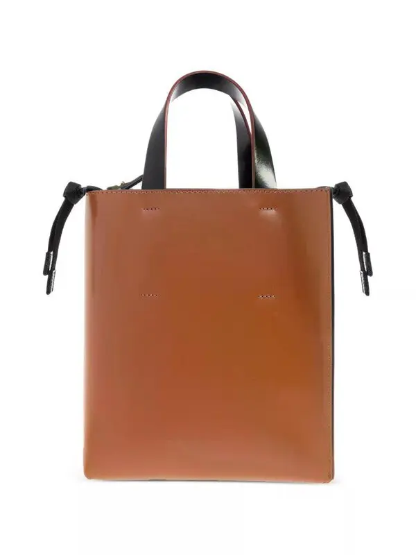 Marni Mini Museo Colourblock Tote Bag - Green