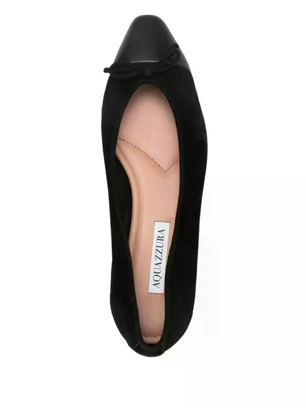 AQUAZZURA Bow-detail Ballerinas