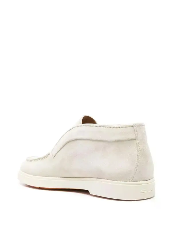 Santoni Suede Ankle Boots - Neutrals