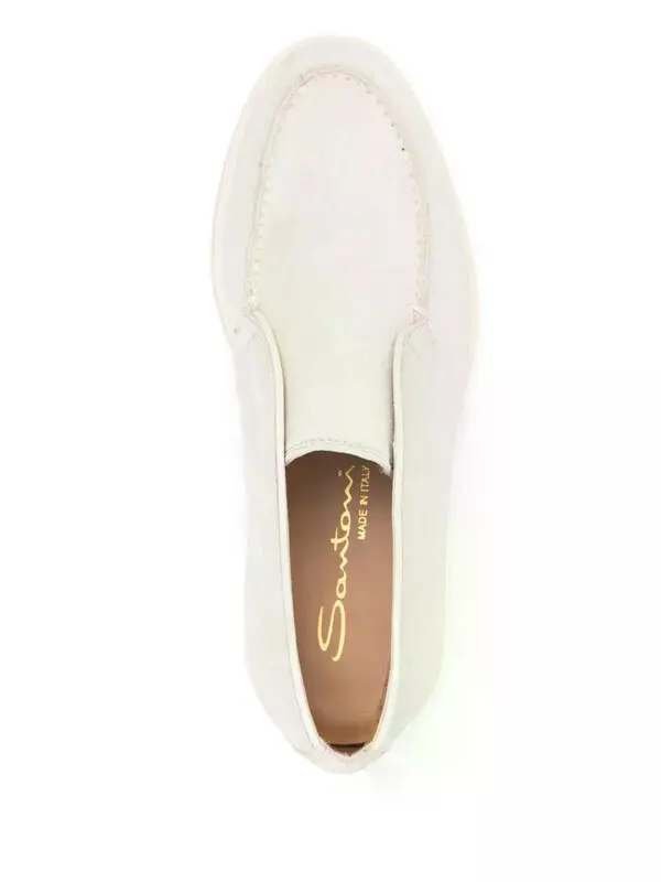 Santoni Suede Ankle Boots - Neutrals