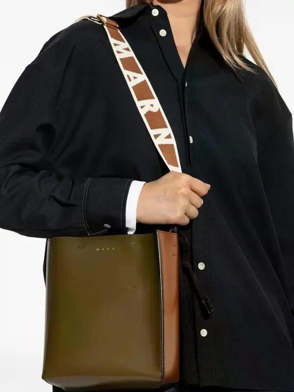 Marni Leather Museo Mini Bag - Green