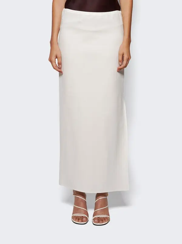 Khaite Lilth Maxi Skirt - White