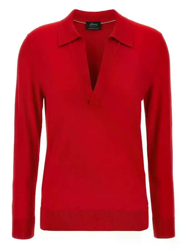 Brioni Cashmere-blend Sweater - Red