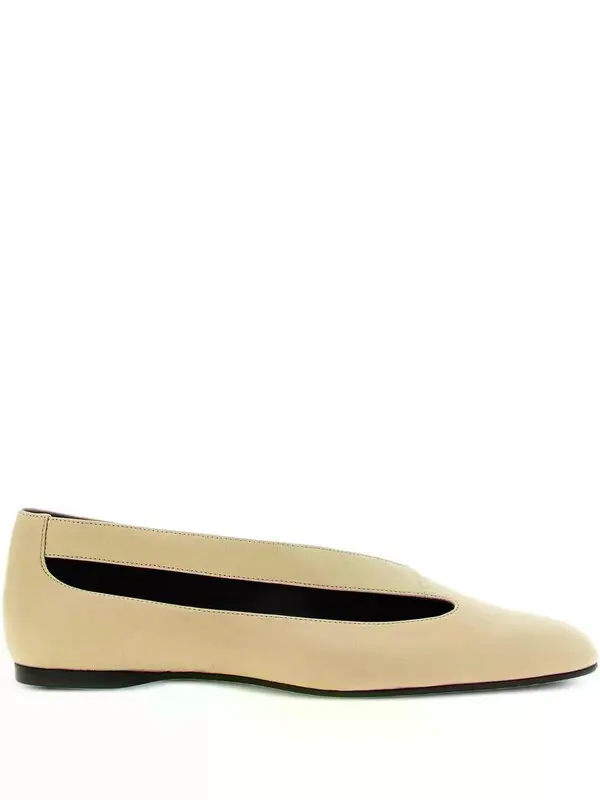 Khaite Diana Ballet Flats - Neutrals