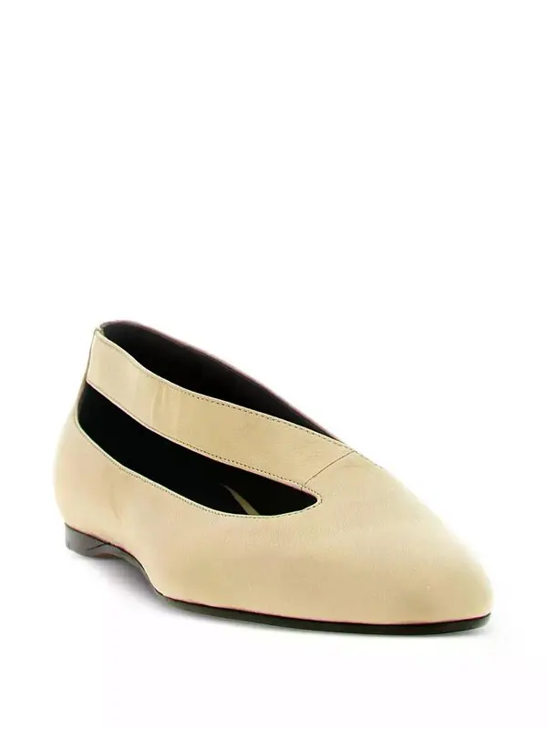 Khaite Diana Ballet Flats - Neutrals